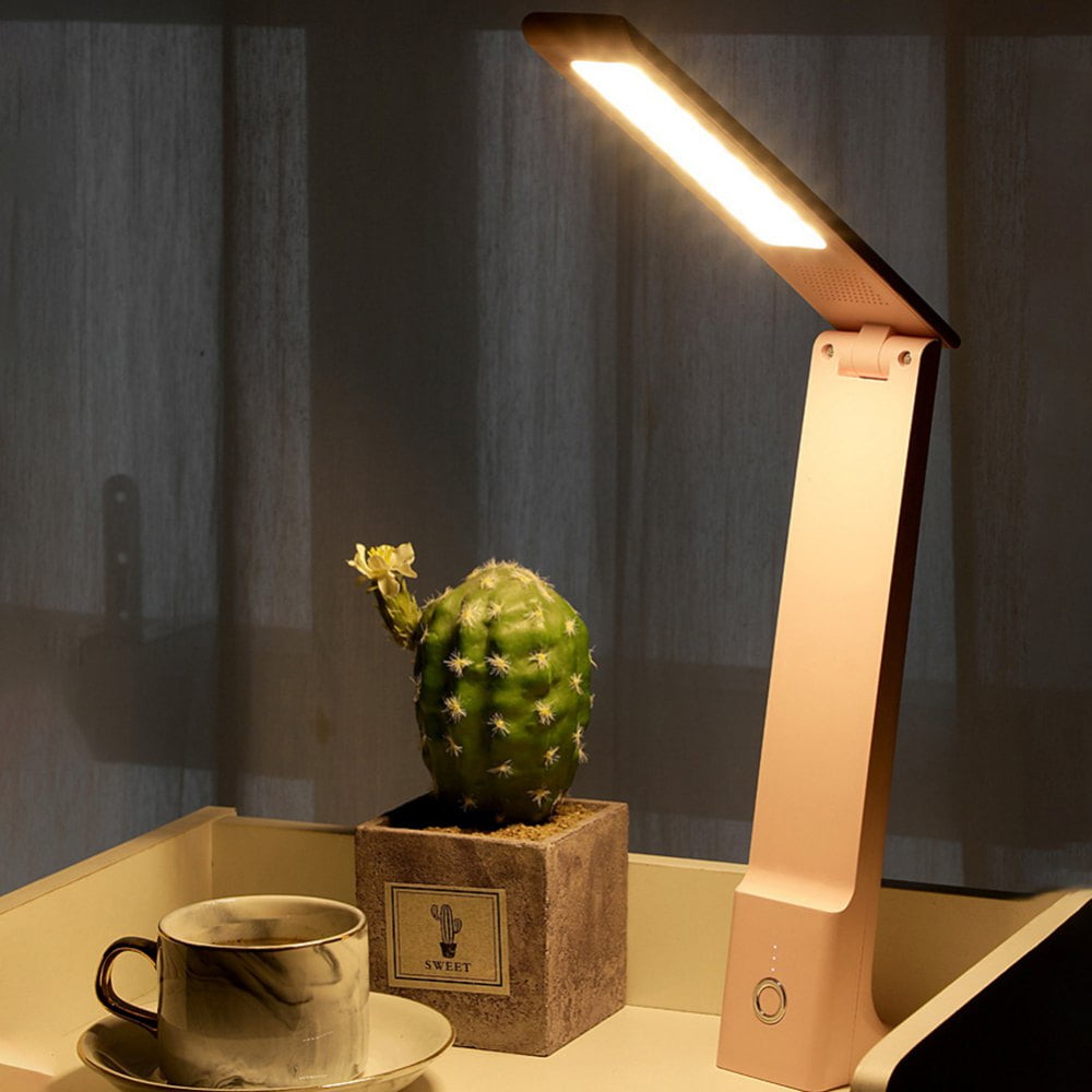 Simple LED Desk Lamp Folding Dimmable Eye-Caring Table Lamp, Desk Lamp ...