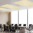 3 Pack Yellow Fluorescent Light Covers for Ceiling Lights Modern ...