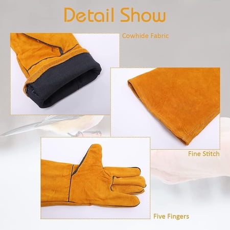 Bird Training Anti-scratch/bite Gloves For Parakeets Cockatiels Conures ...