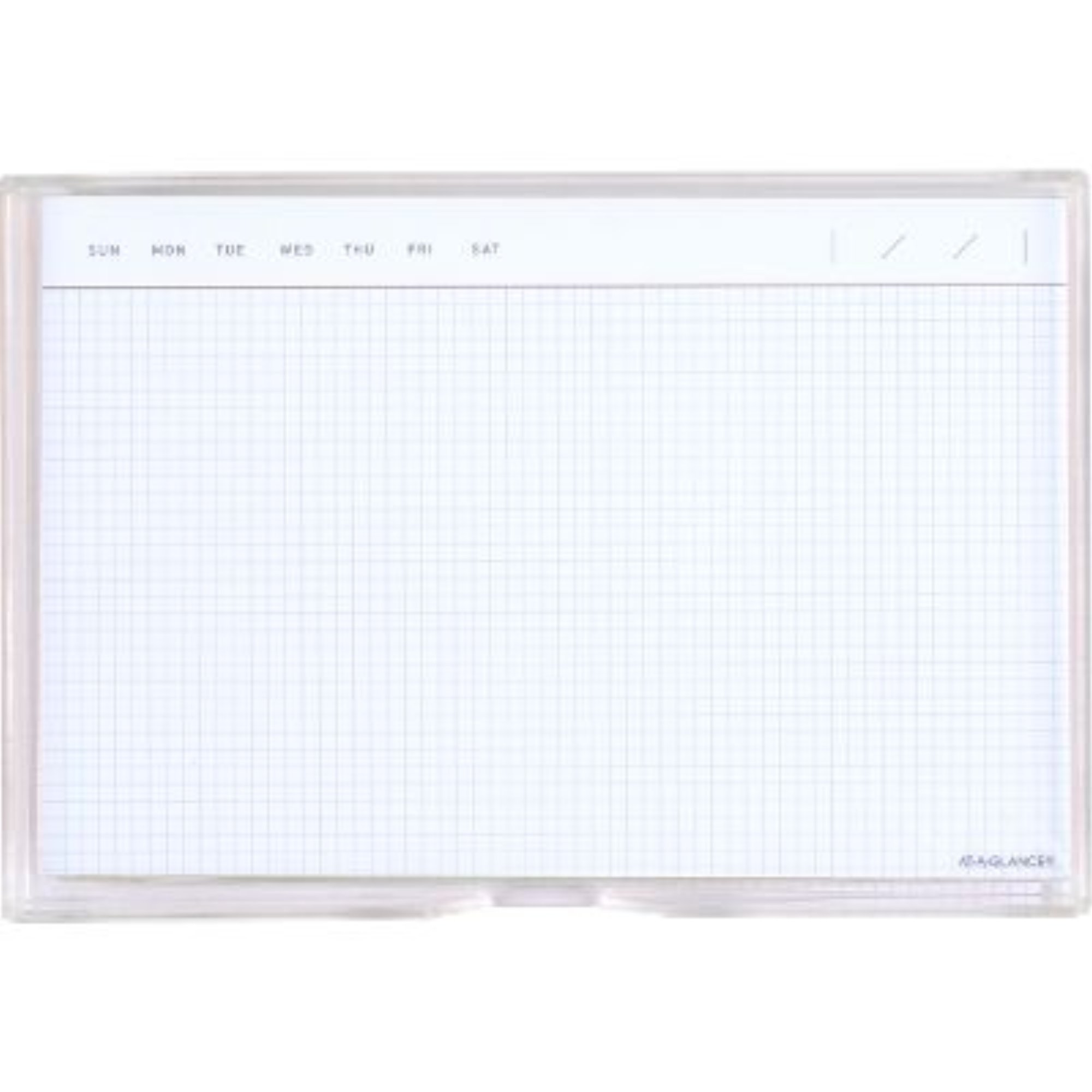 AT-A-GLANCE Collection Acrylic Jotter Notes and Tray White 6 x 4 ...