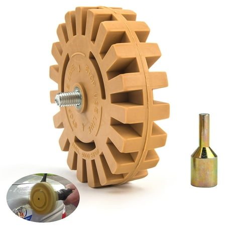 Decal Remover Wheel Sticker Remover w/Drill Adapter Tool Kit Adhesive ...