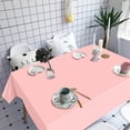 6 Pcs Disposable Plastic Tablecloths Rectangular Colorful Pastel Party ...