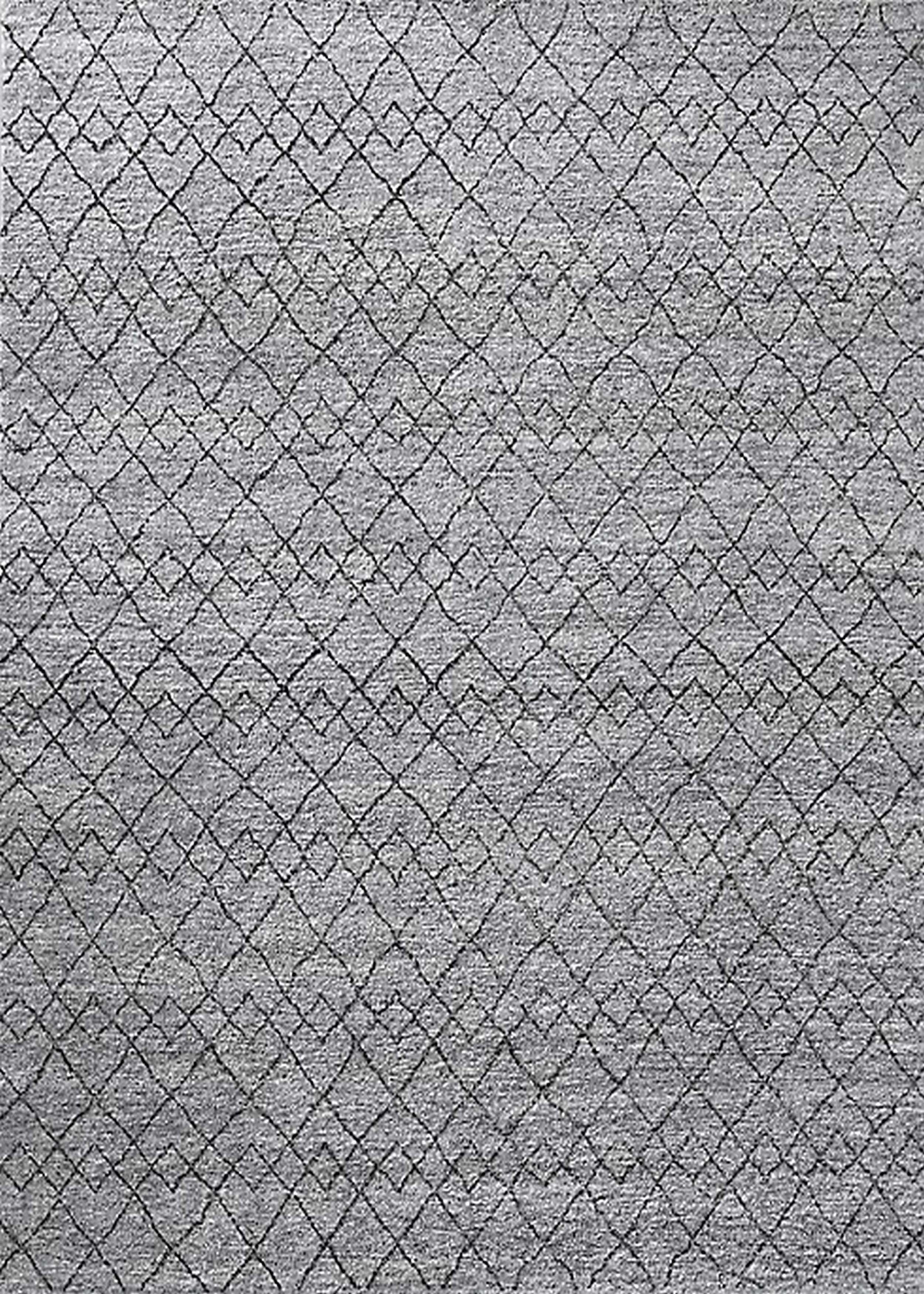Ahgly Company Indoor Rectangle Mid-Century Modern Metallic Silver Gray ...