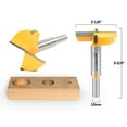 Yonico 2-1/8" Diameter Carbide Forstner Drill Bit - 10mm Shank - 43055C ...