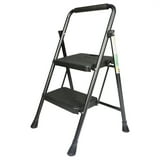 Labwork 2 Step Ladder Portable Step Stool with Comfortable Handgrip and ...