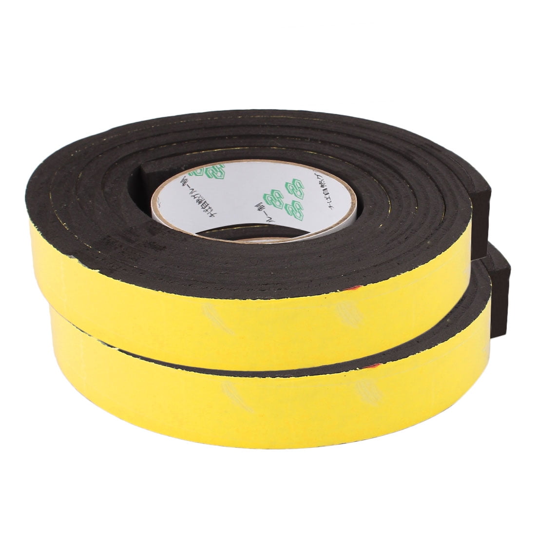 2 Pcs 30 x 10mm Single Sided Self Adhesive Shockproof Sponge Foam Tape ...