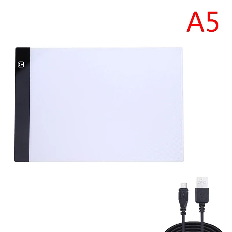 A3/A4/A5 Three Level Dimmable Led Light Pad Drawing Board Pad Tracing ...