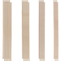 Colored Wooden Dowels, 12 Inch, 3/16 Inch Thick, Pack of 30 Assorted ...