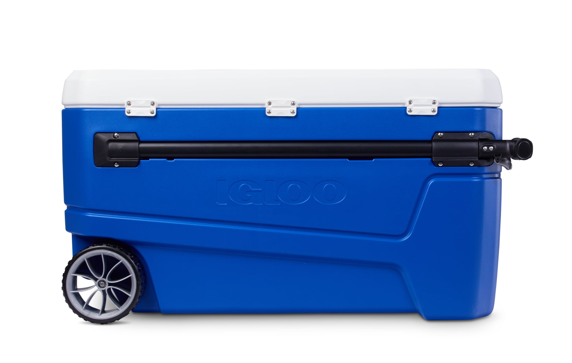 Buy Igloo 110 qt. Glide Ice Chest Cooler with Wheels, Blue Online at ...