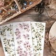 3 Sheets 3 Styles Waterproof Decorative Stickers Self Adhesive Floral ...