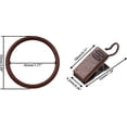 Curtain Ring with Clips,Iron Drapery Clips Hooks,General Rustproof ...