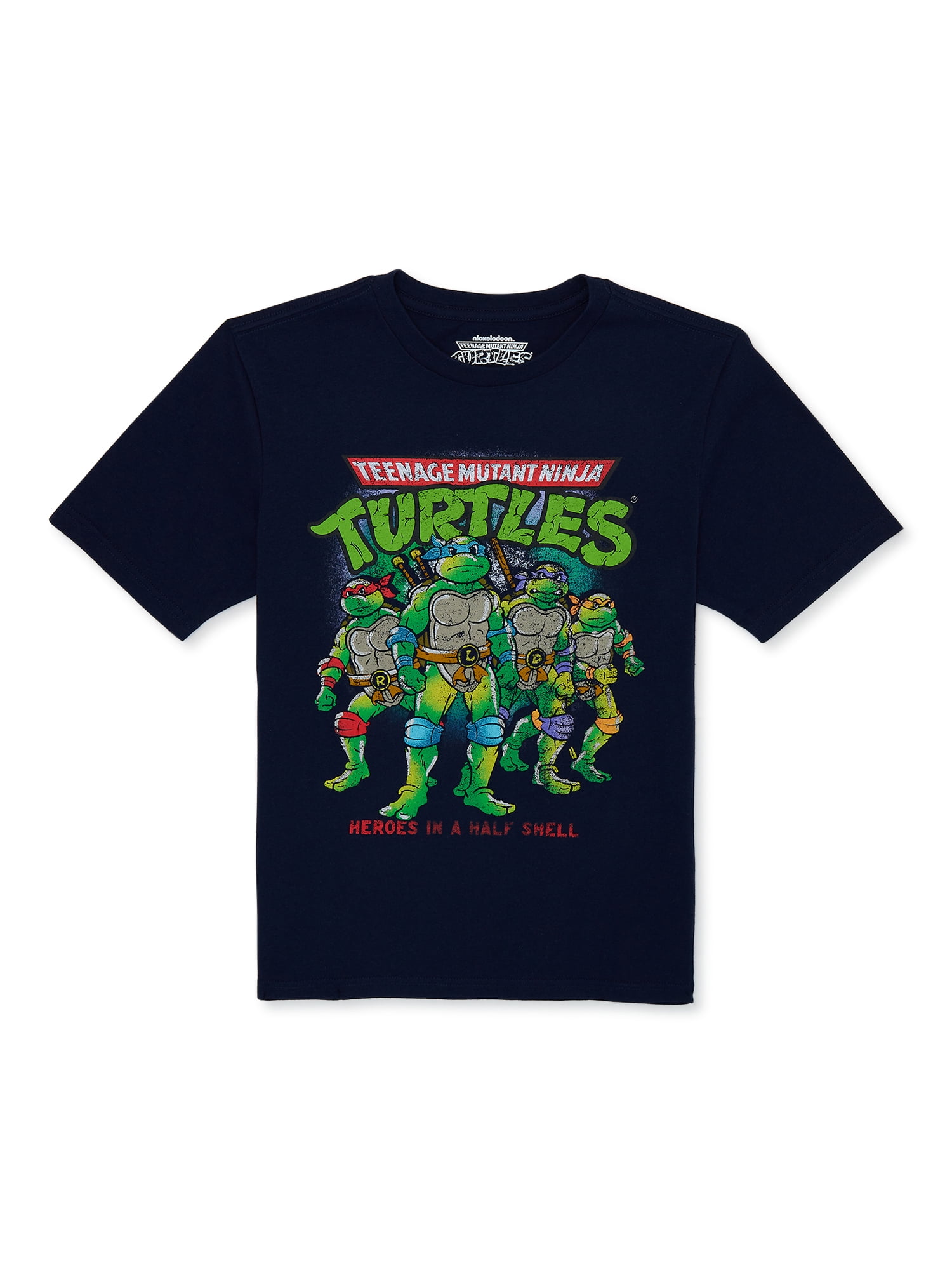 Viacom Boys Teenage Mutant Ninja Turtles Graphic T-Shirt, Sizes 4-18 - Walmart.com