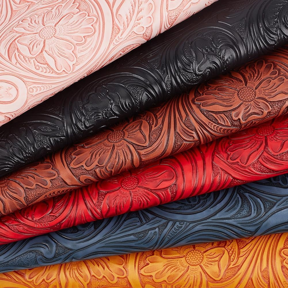 Click here for Nobrand 6 Colors Embossed Flower Floral Leather Sh... prices