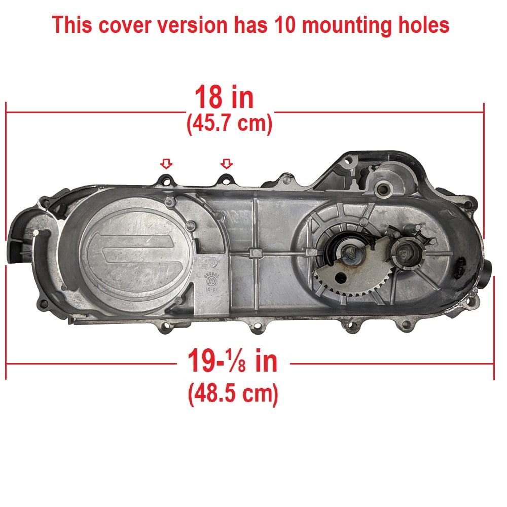 Buy Belt Cover Drive Crankcase Assembly w/ Kick Start Gears Chinese ...