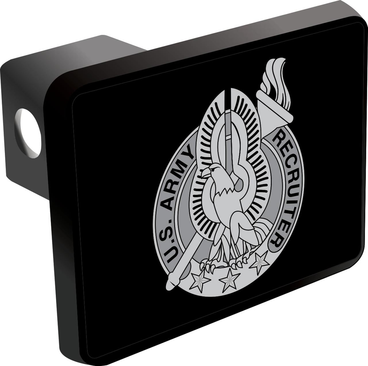 U.S. Army Recruiter Gray Badge Trailer Hitch Cover - Walmart.com