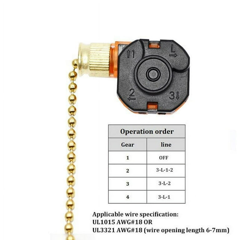 Ceiling Fan Chain Switch Parts | Shelly Lighting