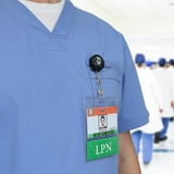 LPN BadgeBottom Horizontal LPN Badge Buddy & LPN Badge Holder Combo ...