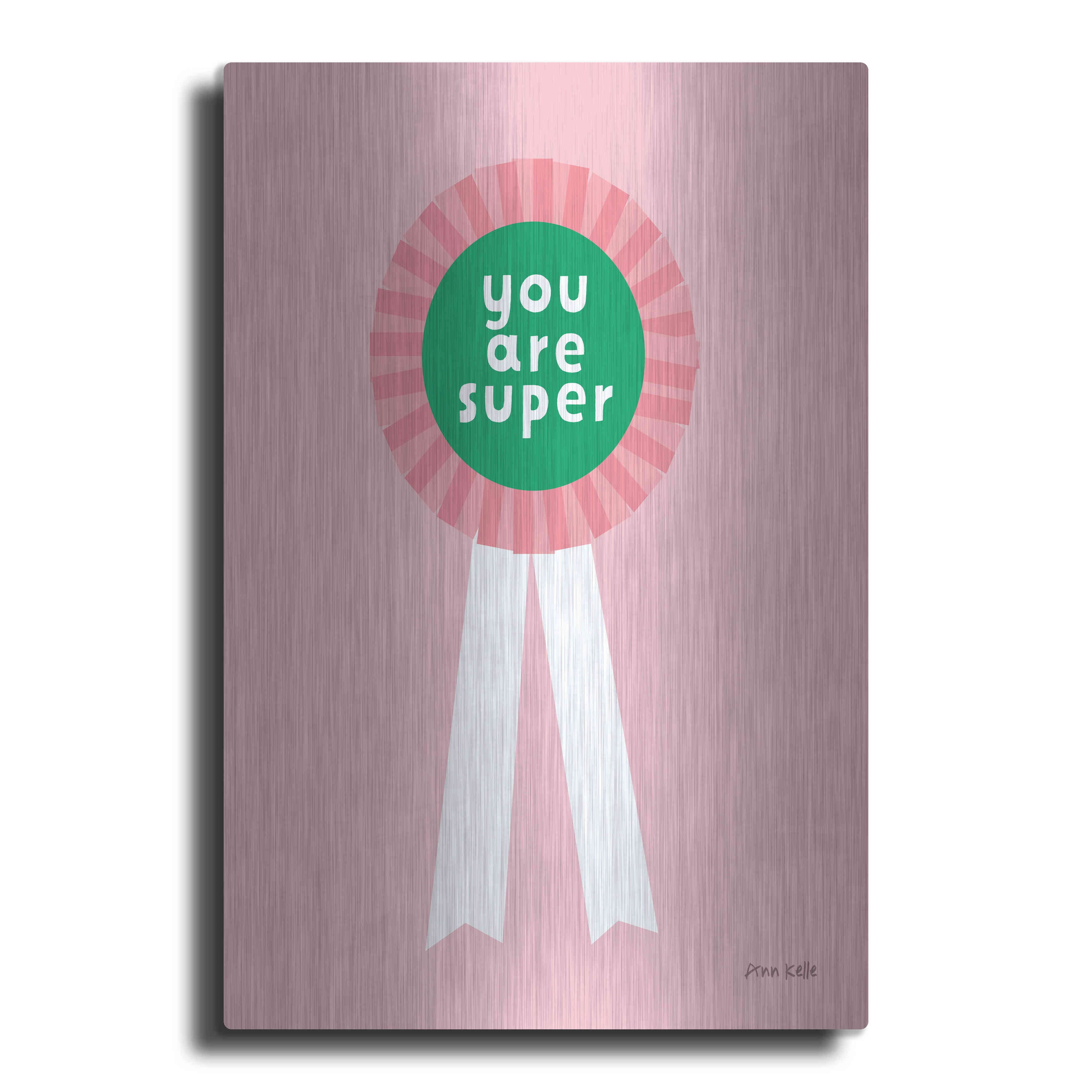 Luxe Metal Art 'Super Award' by Ann Kelle Designs, Metal Wall Art, 24 ...