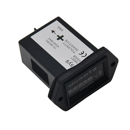 12v To 36v Truck Tractor Outboard Engine Hour Meter Rectangular ...