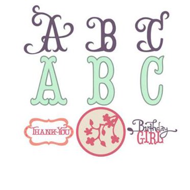 Cricut Extreme Fonts Cartridge - Walmart.com