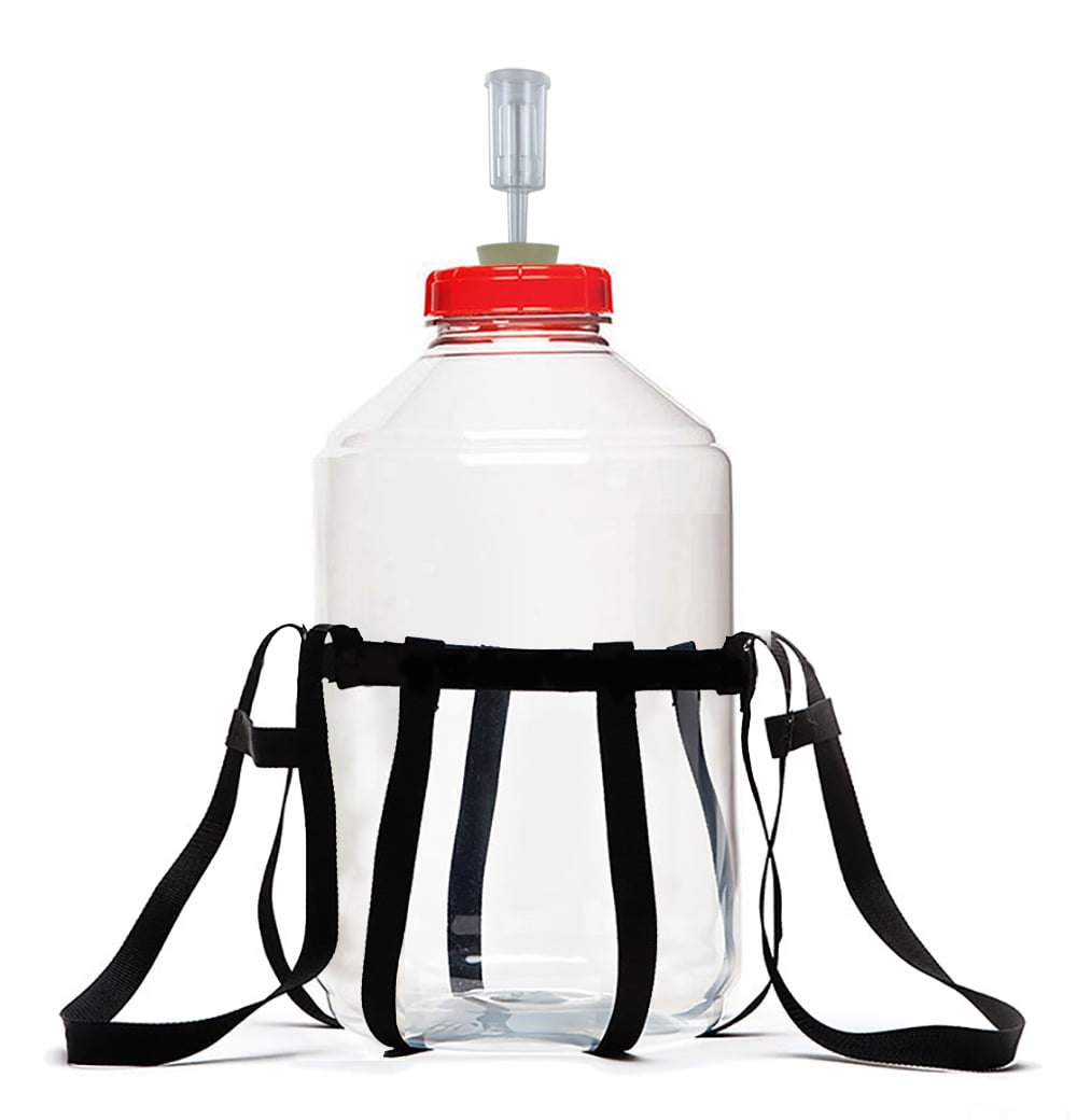 Fermonster Carboy Carrier, 6 Gal Fermonster Carboy, #10 Stopper, And ...