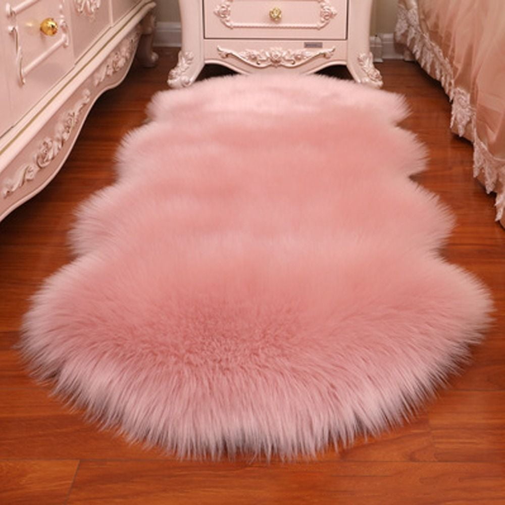 Home Decor Long Hair Carpet Non Slip Floor Protection Fluffy Shaggy ...