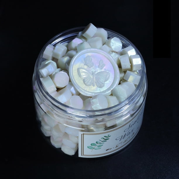 megalia 200pcs Pearl Fire Lacquer Seal Wax Particles Invitation ...