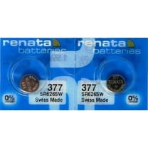 Murata Power Solutions 377 SR626SW Battery 1.55V Silver Oxide Watch ...