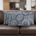 Abstract Circular Ripples Lumbar Pillow Covers 12 x 20 Inch Pillow ...