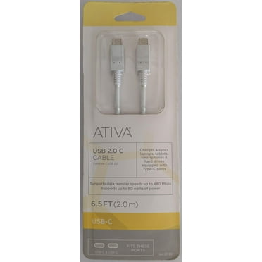 Ativa® USB 2.0 to Serial Adapter, 1’, RS-232 DB9, Black, 26847 ...