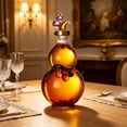 500ml High Borosilicate Gourd Shaped Wine Bottle, Fashion Clear Glass ...
