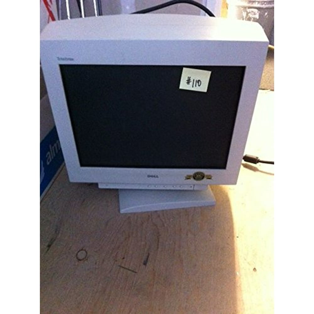 DELL 04D025 17 INCH FLATSCREEN CRT MONITOR BLACK - Walmart.com ...