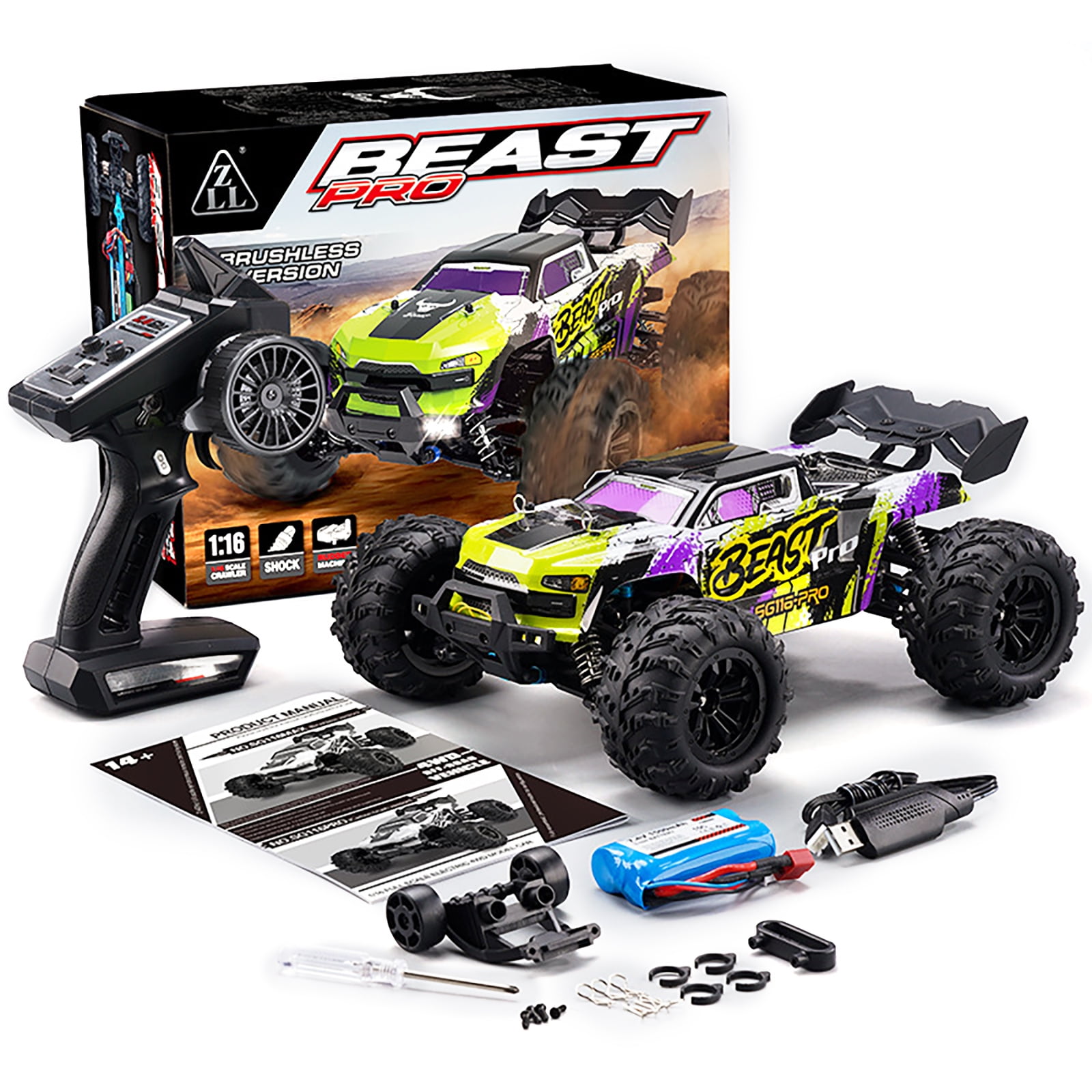 Click here for Alician Sg116 1:16 Scale Remote Control Car Brushl... prices