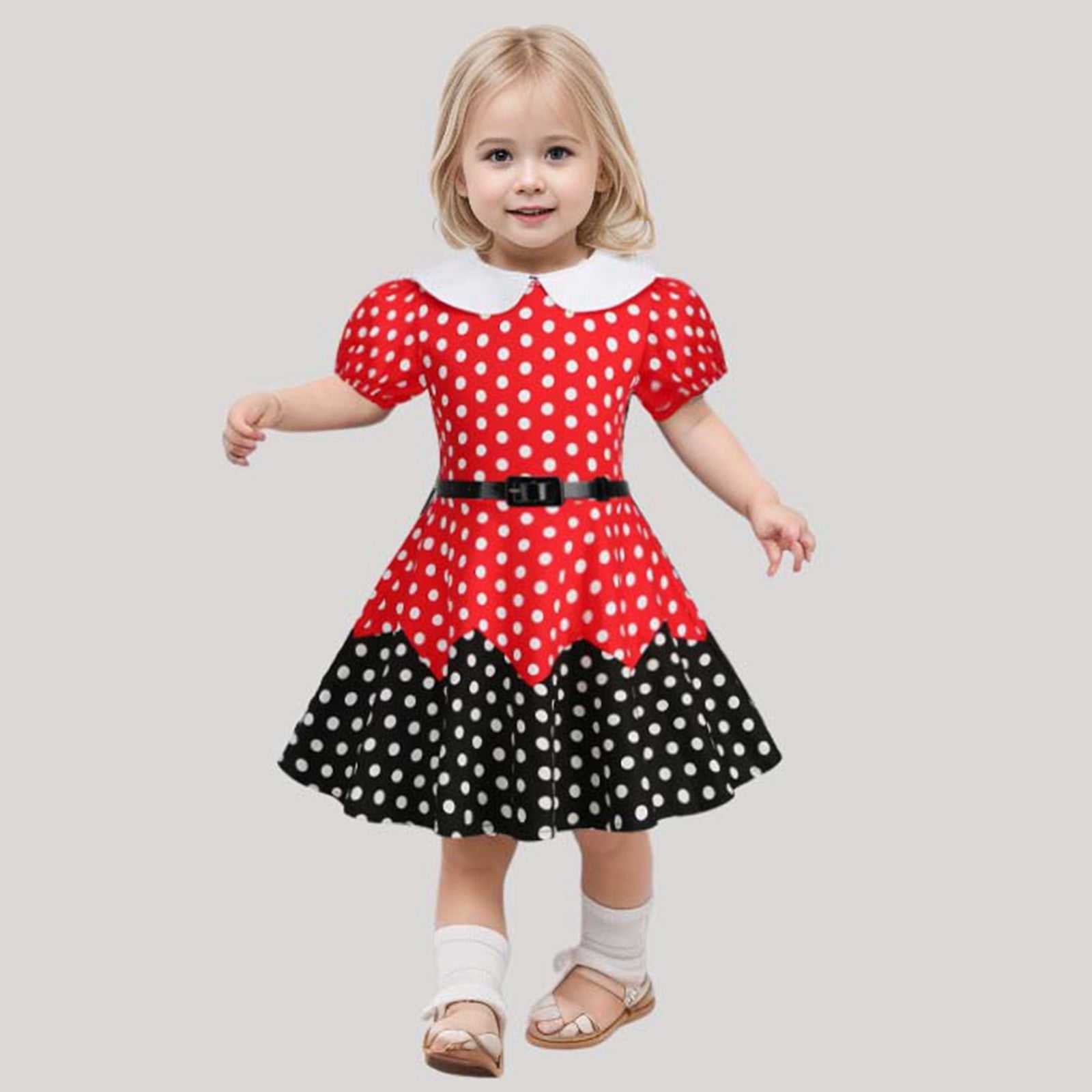 Click here for Edfbuykrs Kid Dress With Polka Dot For Kids Girls... prices