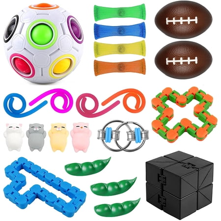 Sensory Fidget Toys, Stress Relief and Anti-Anxiety Tools Bundle for ...