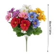 Artificial Geranium Begonia Flower Bouquet Wall Decor for Wedding Home ...