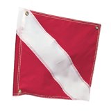 Diver Down Flag, 20" x 24", Stiffener - Walmart.com