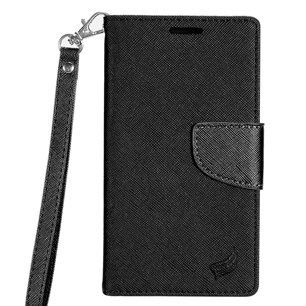 EagleCell Folio Flip Leather Case Cover Lanyard w/Stand/[Card Slot ...