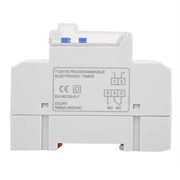 TOPINCN Programmable Timer Switches,TM919A-3 24V DC 16A LCD7 Days ...