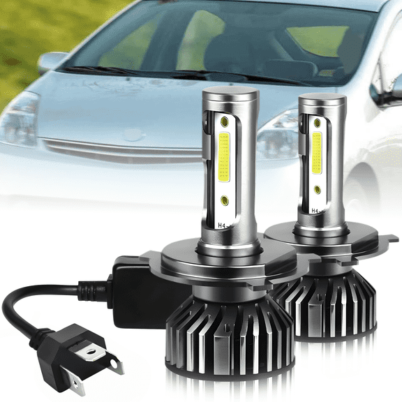 Super Bright White LED Headlight High Low Beam Bulbs for 1997-2004 ...