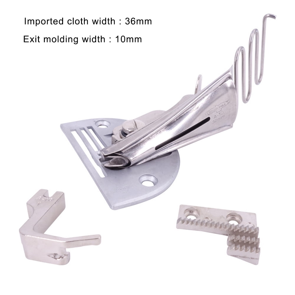 Hemmer Right Angle Bias Binder for Lockstitch Machine Sewing Overlock ...