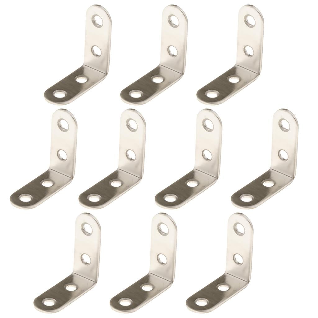 10pcs Corner L Bracket Corner Bracket , Brackets Fastener, Stainless ...