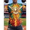2026 Large Size Men's Short Sleeve T-Shirt [Print Design - No Texture ...