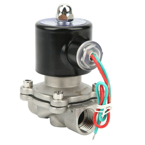 Válvula normalmente cerrada, válvula solenoide Válvula solenoide de ...