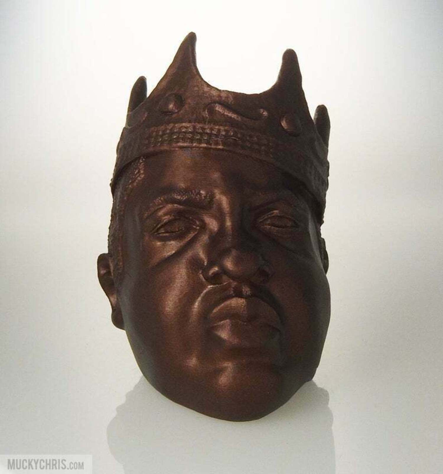 Notorious B.I.G. Bust | Big Poppa | Biggie | Rap Music | Metallic Rust ...
