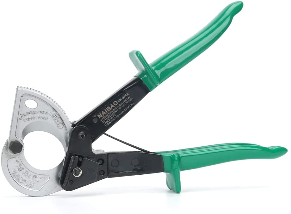 Heavy Duty Cable Wire Cutter, SHIJI65 Aluminum Copper Ratchet Wire ...