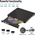 XFKJLY USB 3.0 External CD/DVD Drive for Laptop/Desktop, Portable RW ...