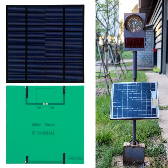 Solar Panel, 3W Solar Panel Charging, for Solar Toys Electronic ...