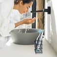 OFEFE 7-Slot Black Stainless Steel Toothbrush Holder - Walmart.com