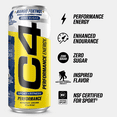 (5 pack) C4 Performance Energy Drink, Mango Foxtrot, 16oz, Single Can ...